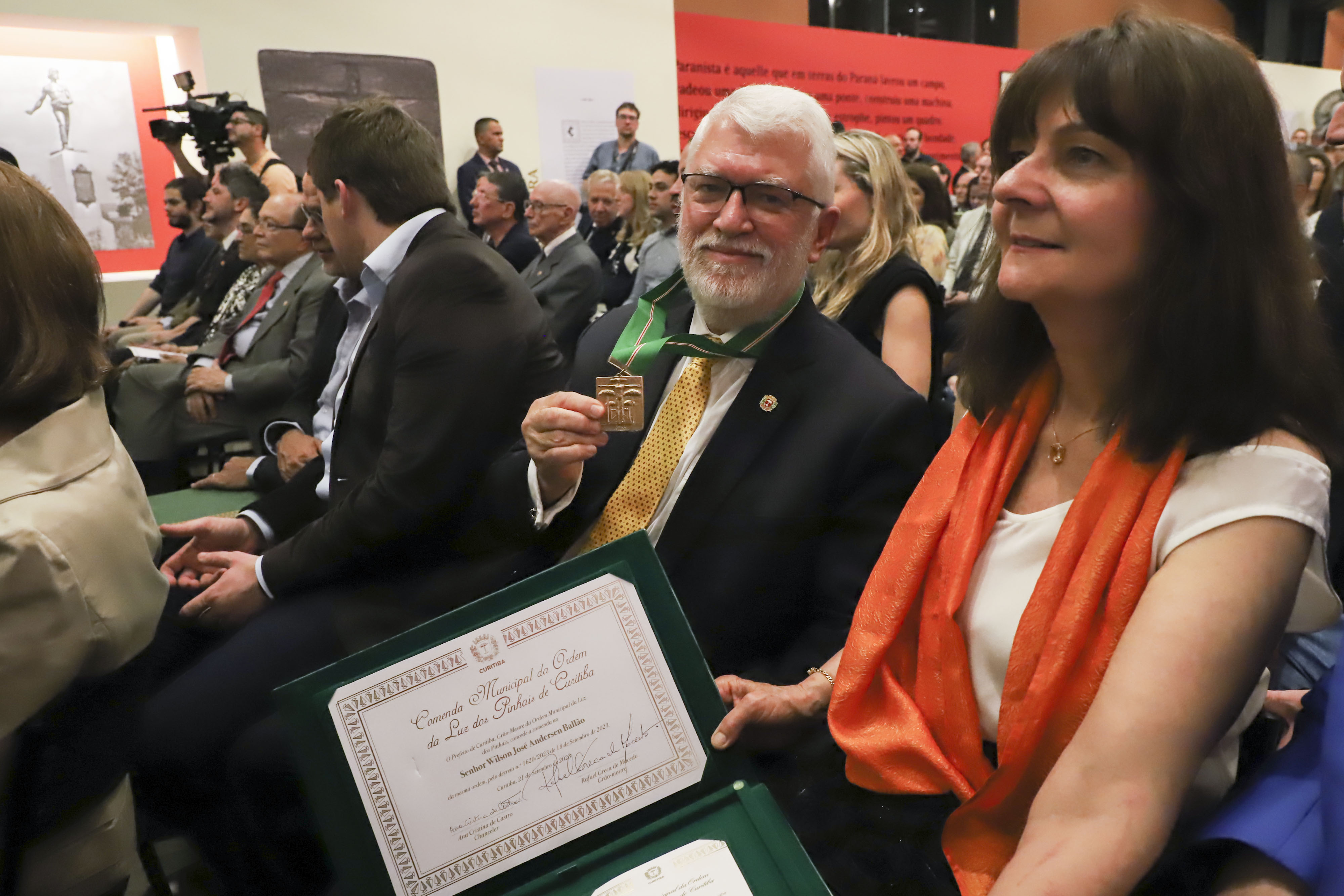Homenageado, Wilson Andersen Ballão enaltece qualidades de condecorados ...