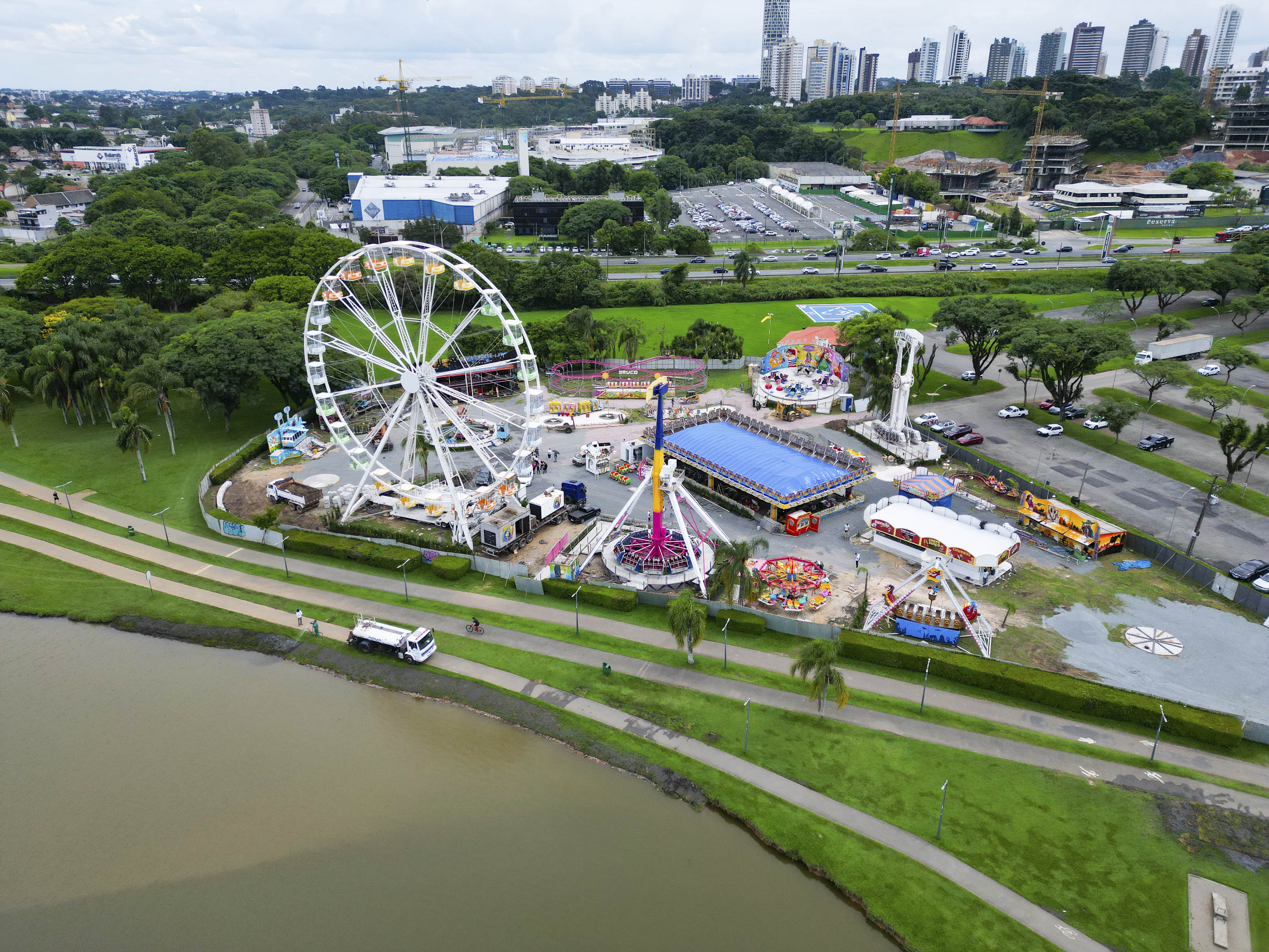 Parque de Diversões do Barigui será inaugurado neste sábado em Curitiba - Prefeitura de Curitiba