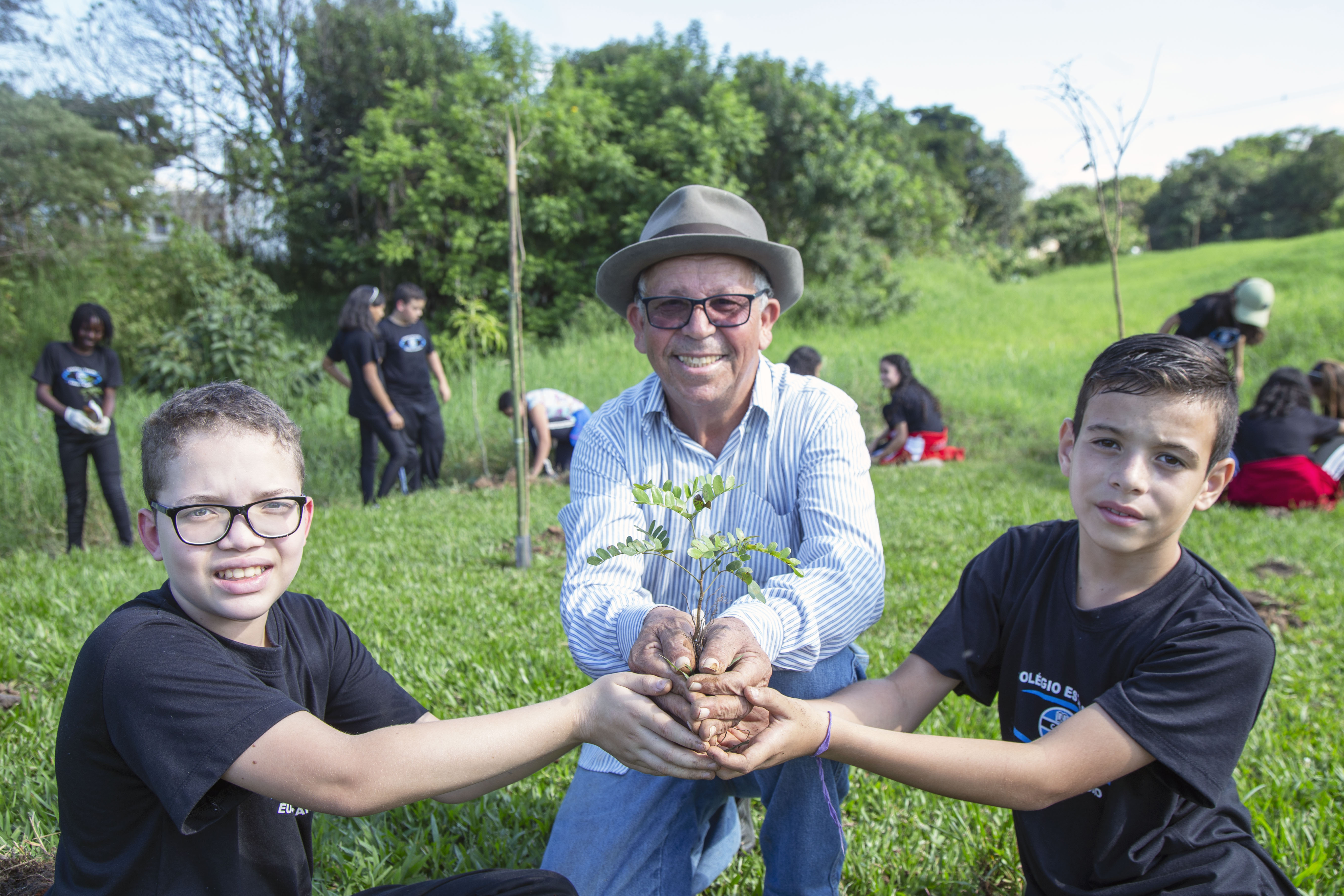 Plantio de mudas de árvores no Parque Diadema marca Semana do ...