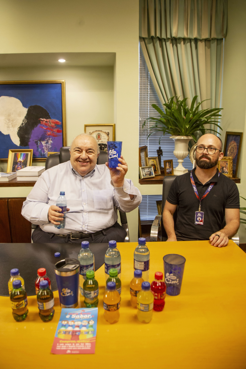 Greca recebe representante da Cini Bebidas e apoia campanha solidária ...