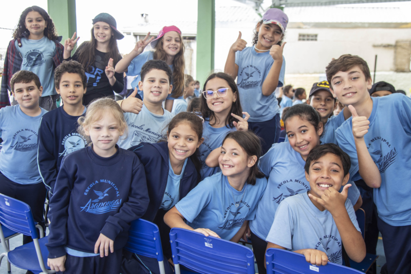 Nova quadra coberta vai atender 200 estudantes de escola municipal de ...
