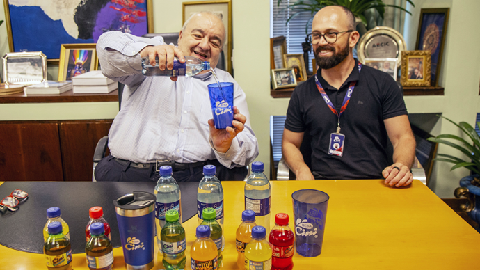 Greca recebe representante da Cini Bebidas e apoia campanha solidária ...